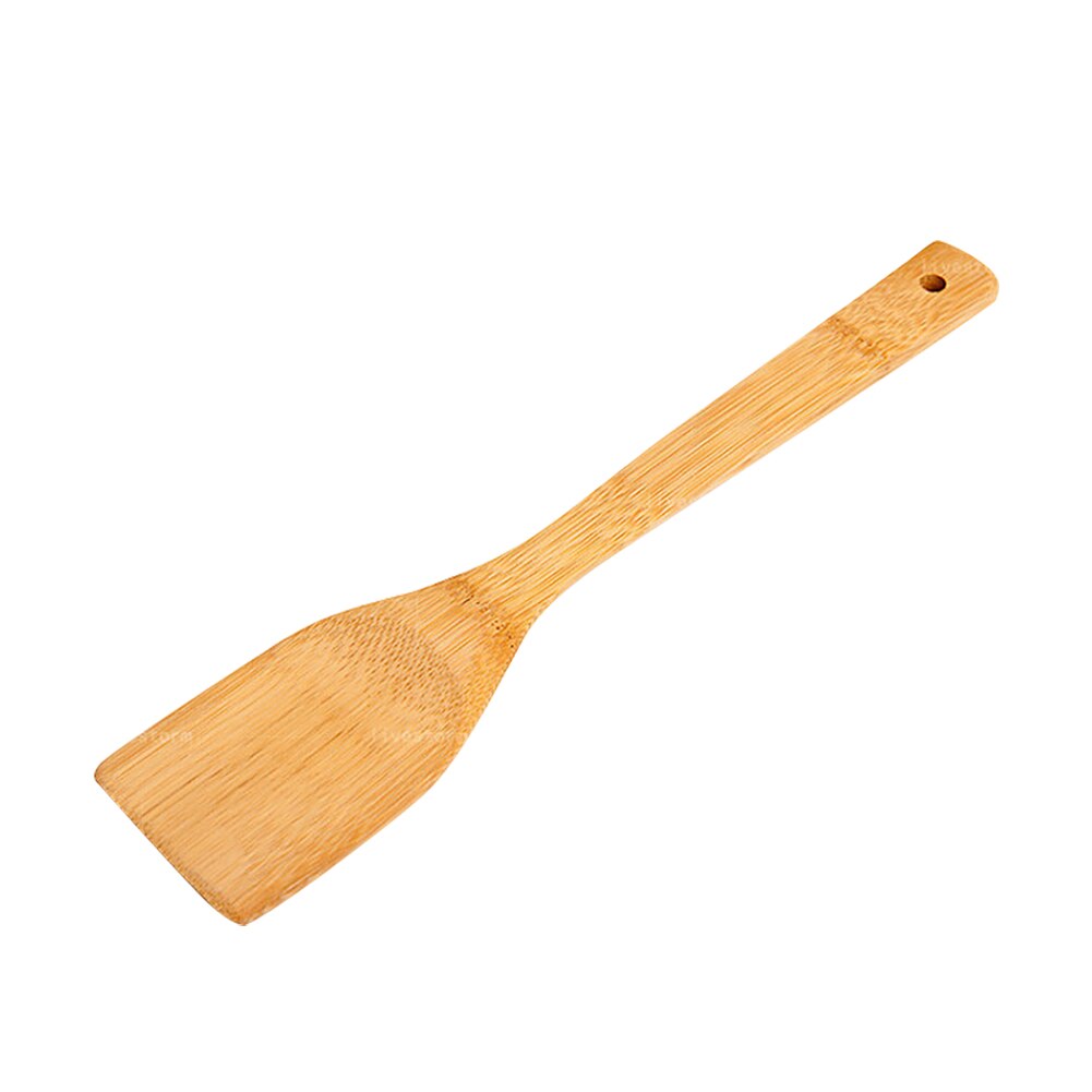 Non-stick bamboo spatula 30cm cooking spatula bamb... – Grandado