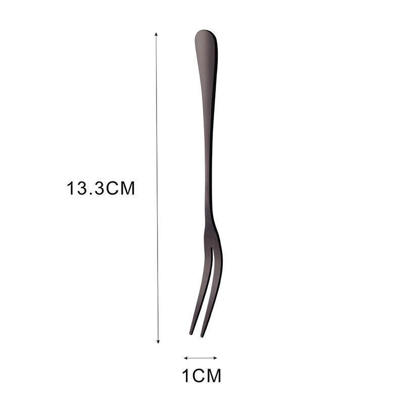 Colorful stainless steel finger food party fork, s... – Grandado