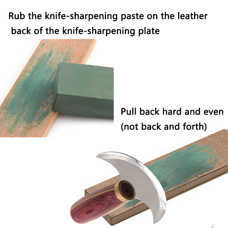 Leather Knife Sharpener Sharpening Strop Tool Blac... – Vicedeal
