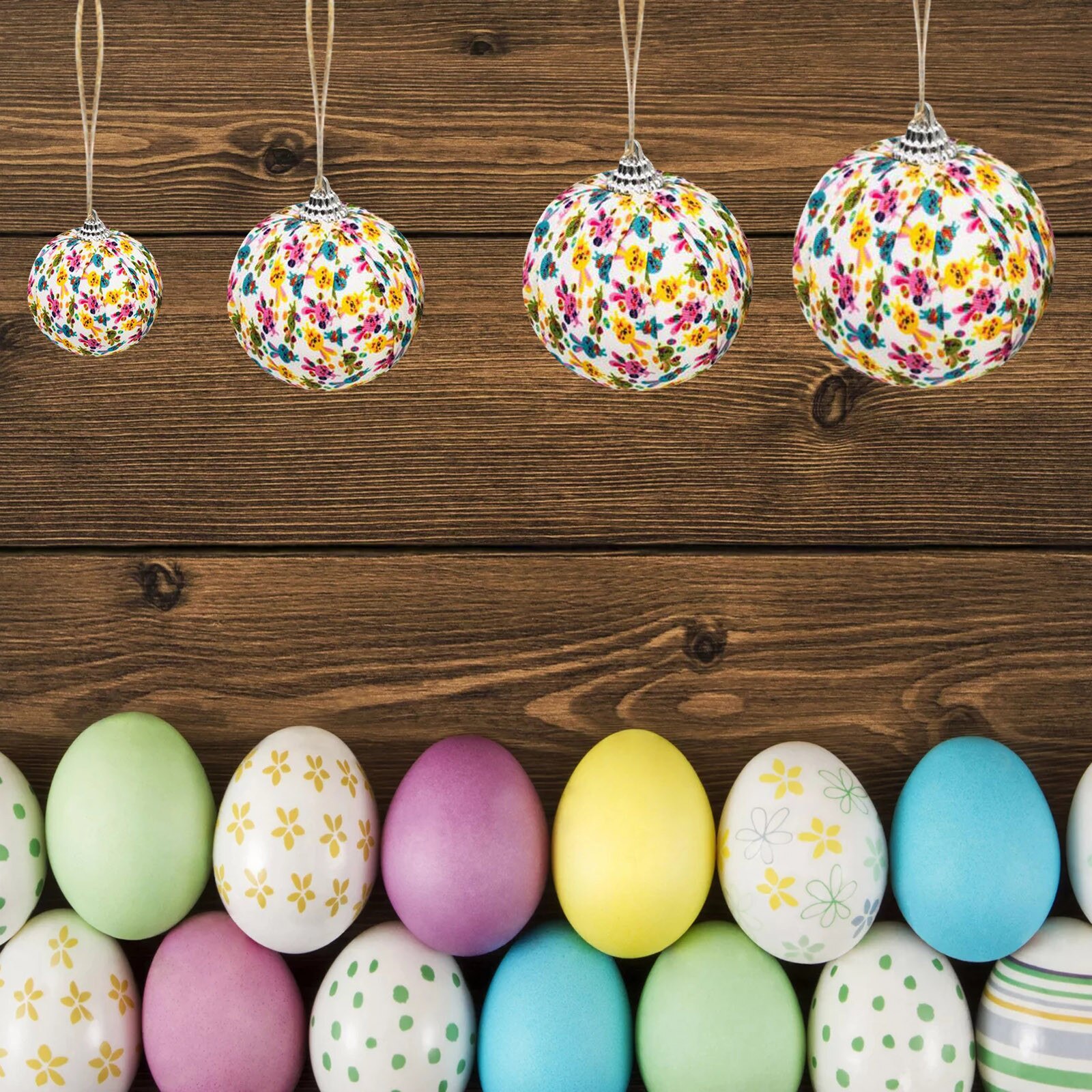 1pc Happy Easter Colorful Easter Bunny Hanging Cra... – Grandado