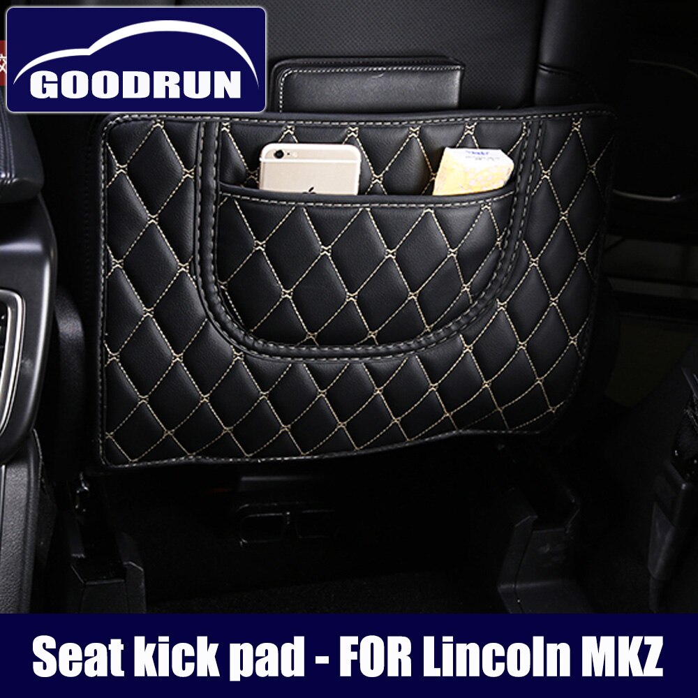 Car seat kick mat for Lincoln MKZ leather seat bac... – Grandado