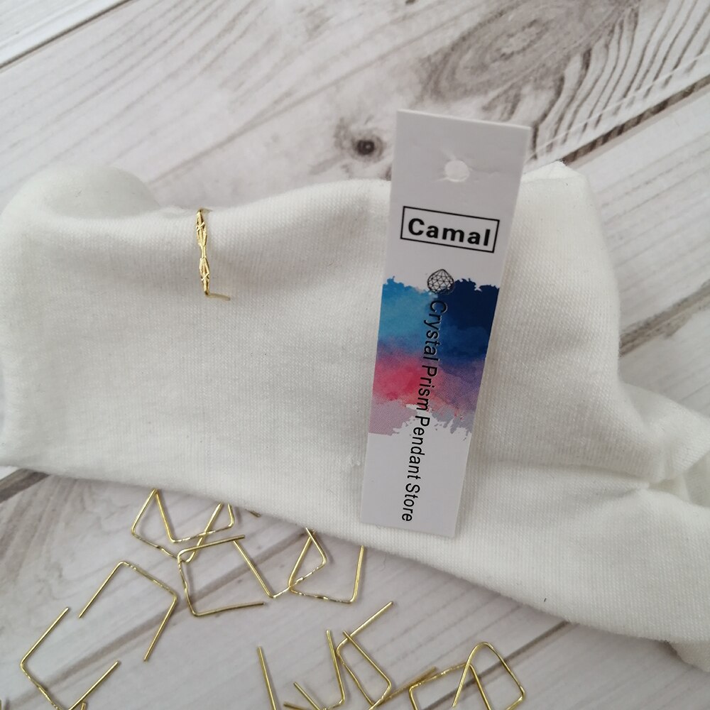 Camal 100pcs 12mm Double ** Shaped Gold Color Pin ... – Grandado