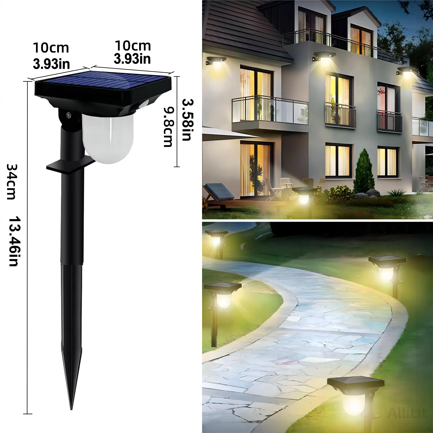 LED Solar Lawn Lamp Outdoor Landscape Spotlight 3 ... – Grandado