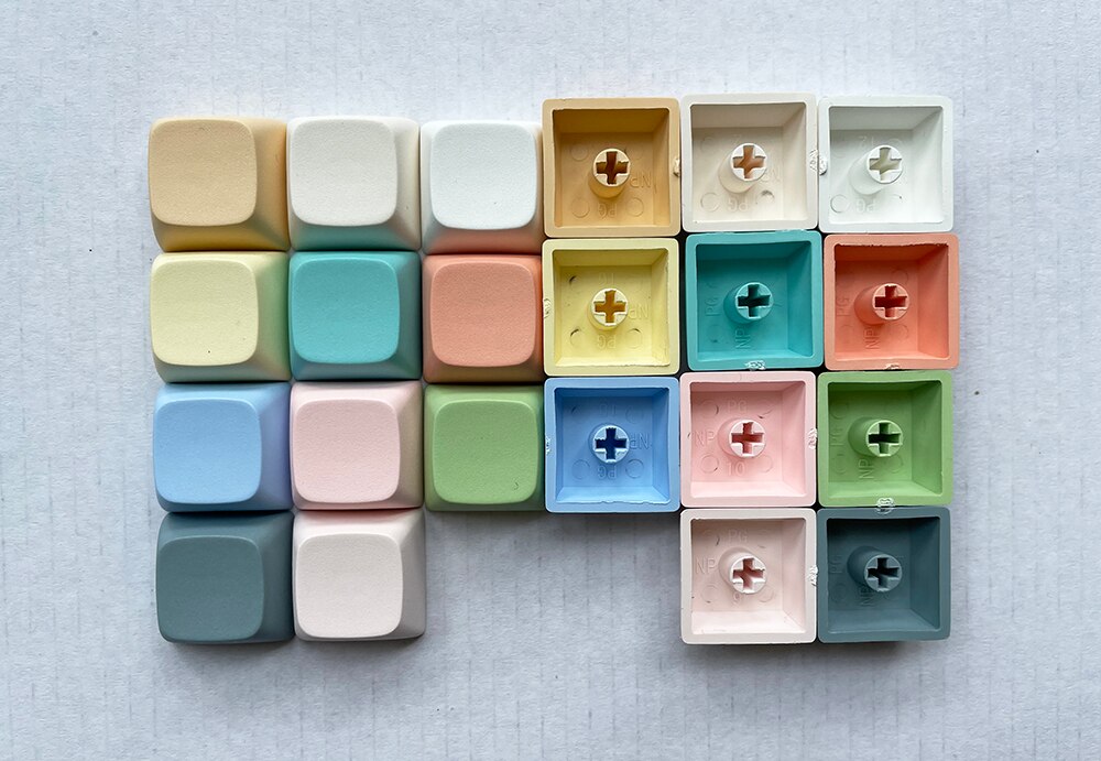 XDA KeyCaps 1U Blank Thickening PBT 11 colors for ... – Vicedeal