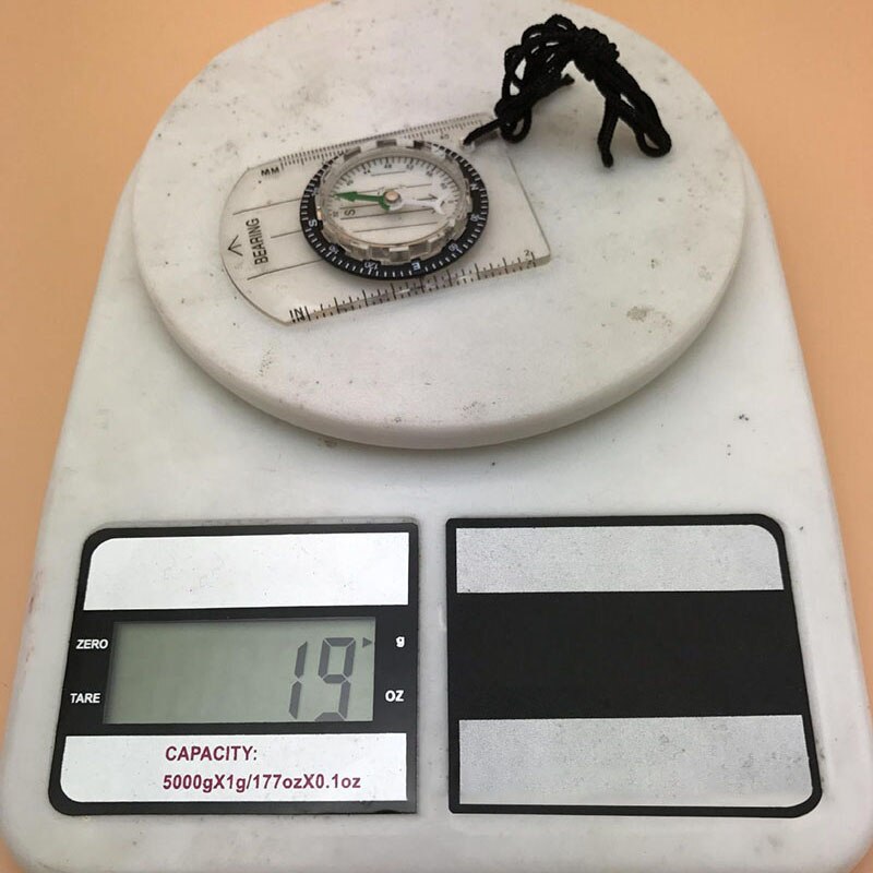 Mini Transparent Plastic Compass Map Scale Ruler M... – Grandado