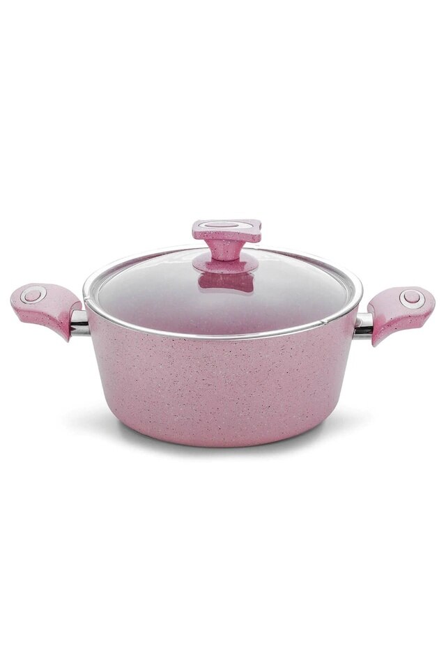 Granite Deep Pot 20 cm Pink 401259133 – Grandado