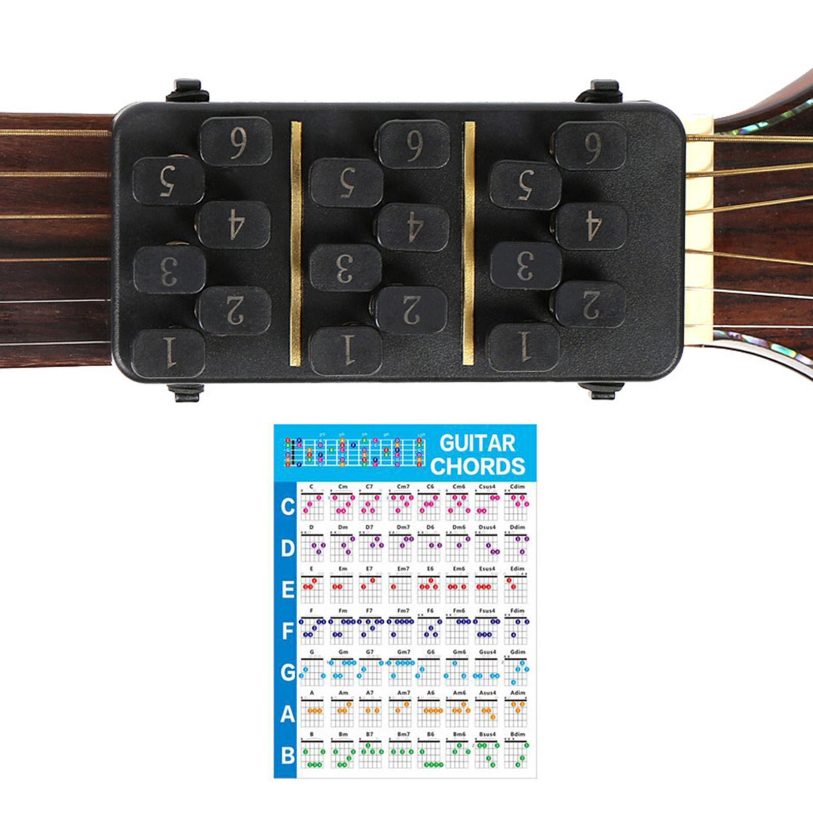 Guitar Chord System with Guitar Chord Chart Traine... – Grandado