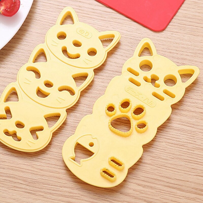 1Set Cute Cat Onigiri Rice Ball Sushi Mold Decor C... – Grandado