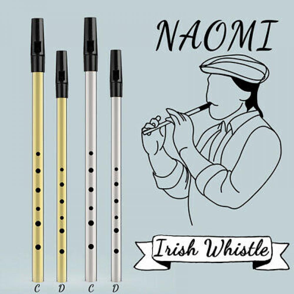 NAOMI Irish Tin Whistle Penny Whistle In The Key O... – Grandado