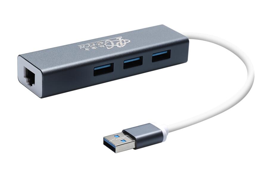 PCER USB HUB USB3.0 HUB Ethernet USB to LAN HUB US... – Vicedeal