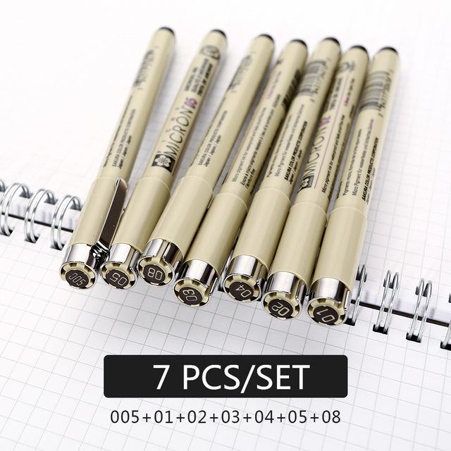 7/9/11 pcs/set Pen Art Markers Needle Drawing Pen ... – Grandado
