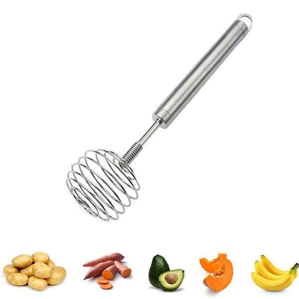 Multi-role Egg Whisk Potato Masher Stainless Steel... – Vicedeal