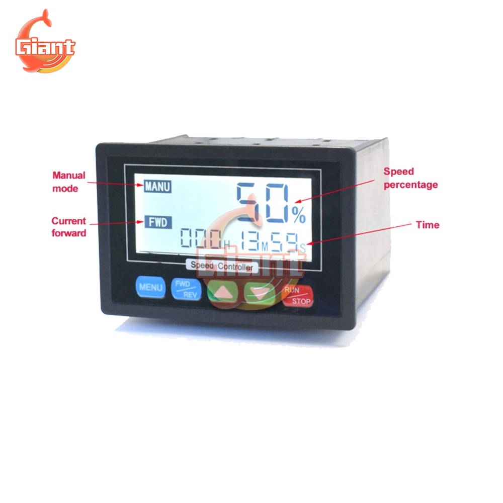15kHz 12V 24V Digital PWM DC Motor Speed Controlle... – Grandado