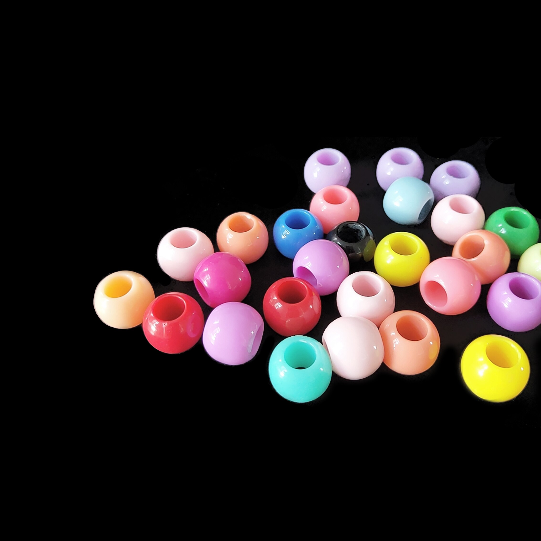 Colorful Braiding Hair Bead 50Pcs Plastic Dreadloc... – Vicedeal