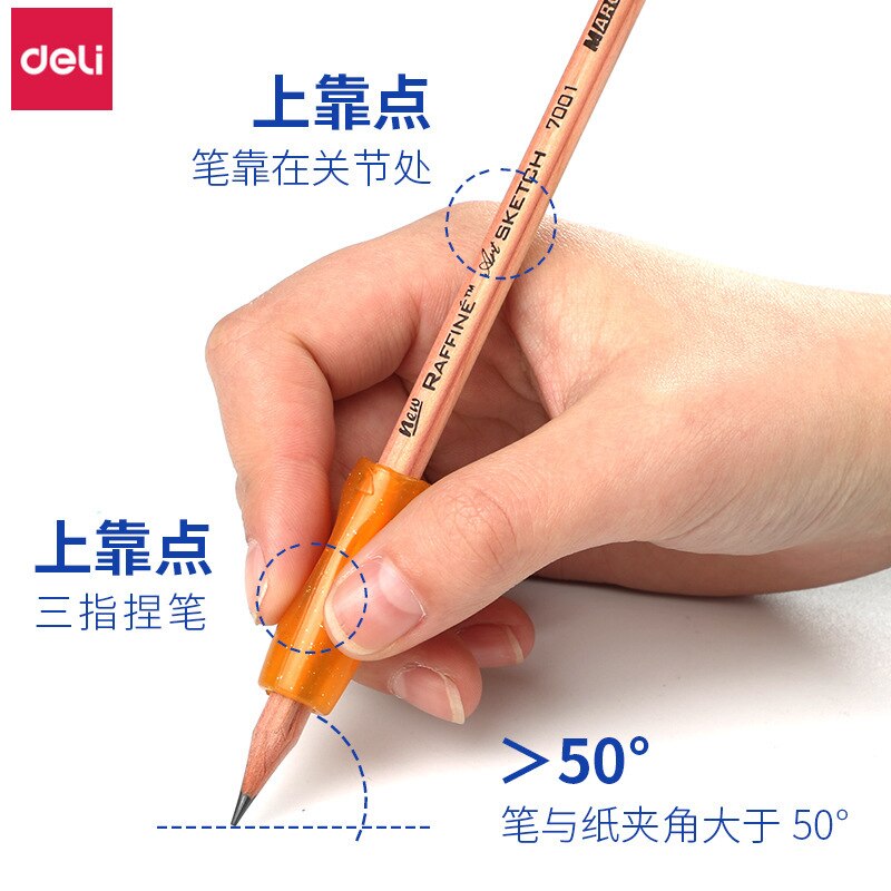 Deli 100pcs cute candy color silicone pen grips fi... – Vicedeal