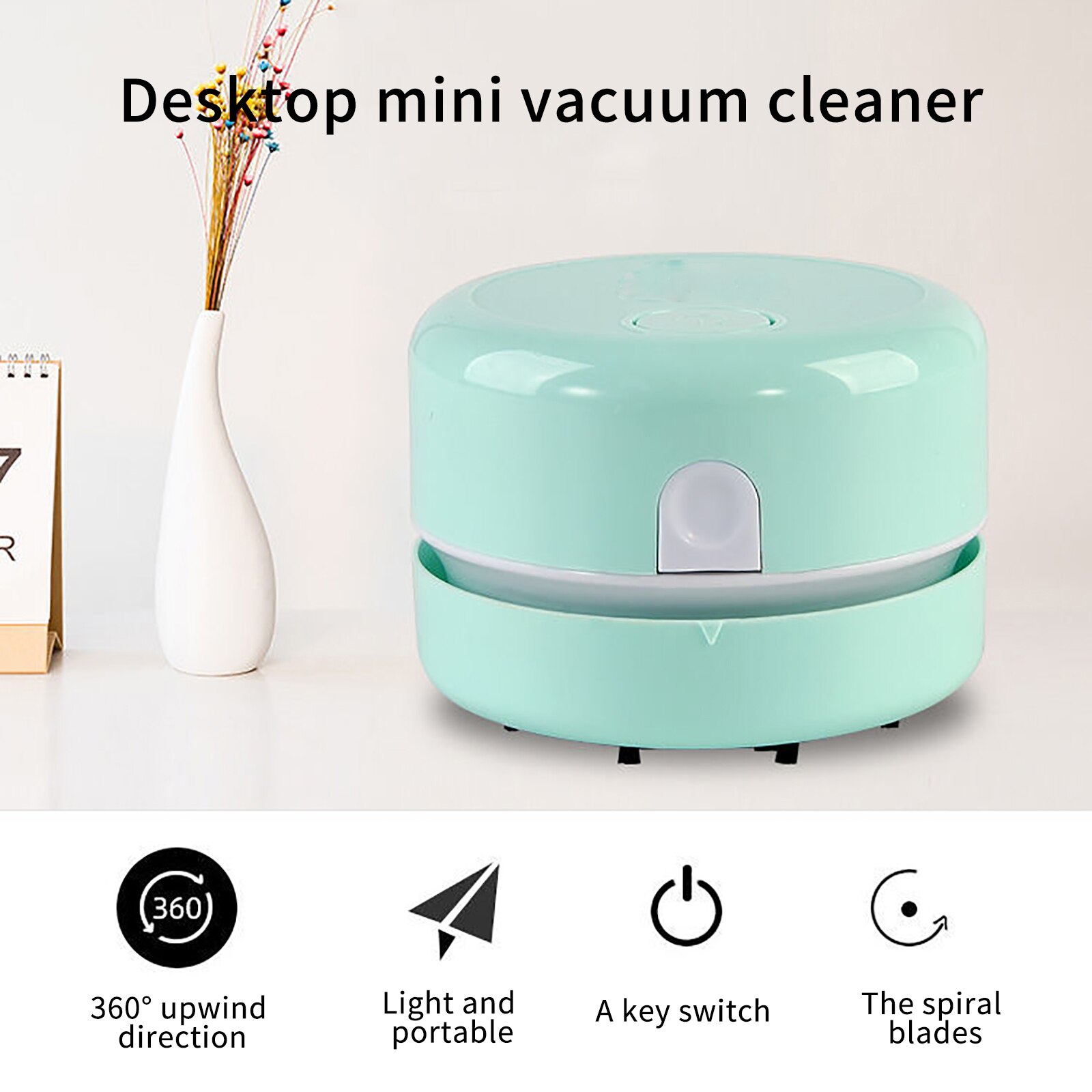 Desk Portable Desktop Cleaner Mini Desk Vacuum Cle... – Grandado