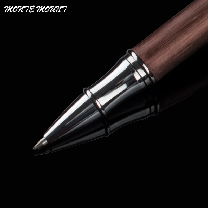 MONTE MOUNT coffee wood Trim 0.7MM Nib roller ball... – Vicedeal