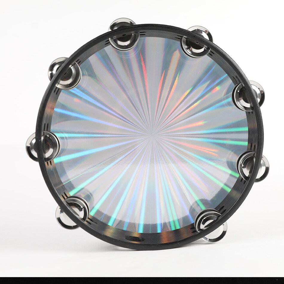 BATESMUSIC 8"/ 10" Wooden Radiant Tambourine Handb... – Grandado