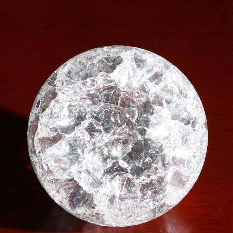 XINTOU 5cm Ice Crack Crystal Ball Home Rockery Fou... – Vicedeal