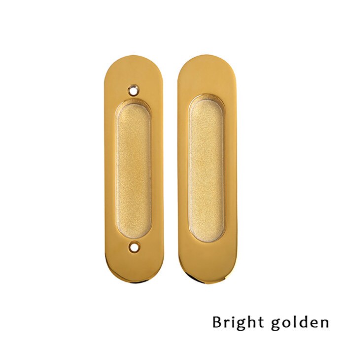 Sliding door embedded handle zinc alloy bronze rec... – Vicedeal