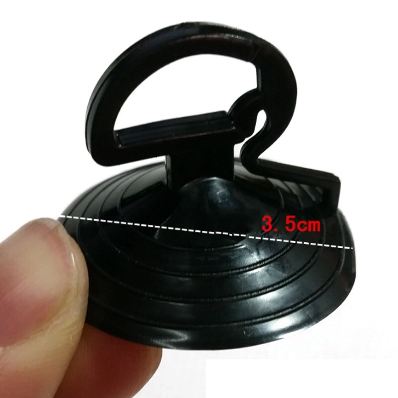 10x Black Zuignap Sucker Rubber PVC Zuignap Haak Z... – Grandado