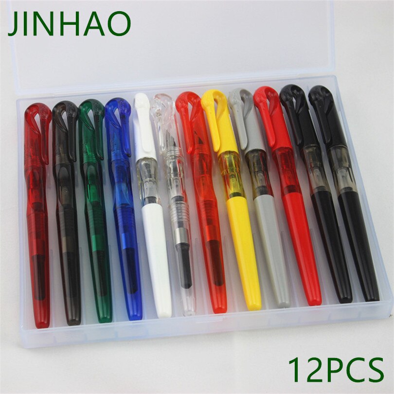12pcs/box JINHAO Swan's pen Series Fountain Pen Ca... – Grandado