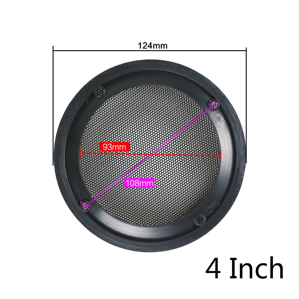 GHXAMP Black Car Ceiling Speaker Grill Mesh Enclos... – Vicedeal