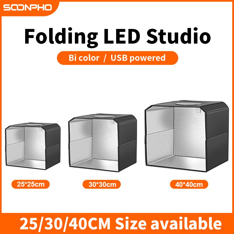 SOONPHO Light Box For Product Photography Light 25... – Grandado