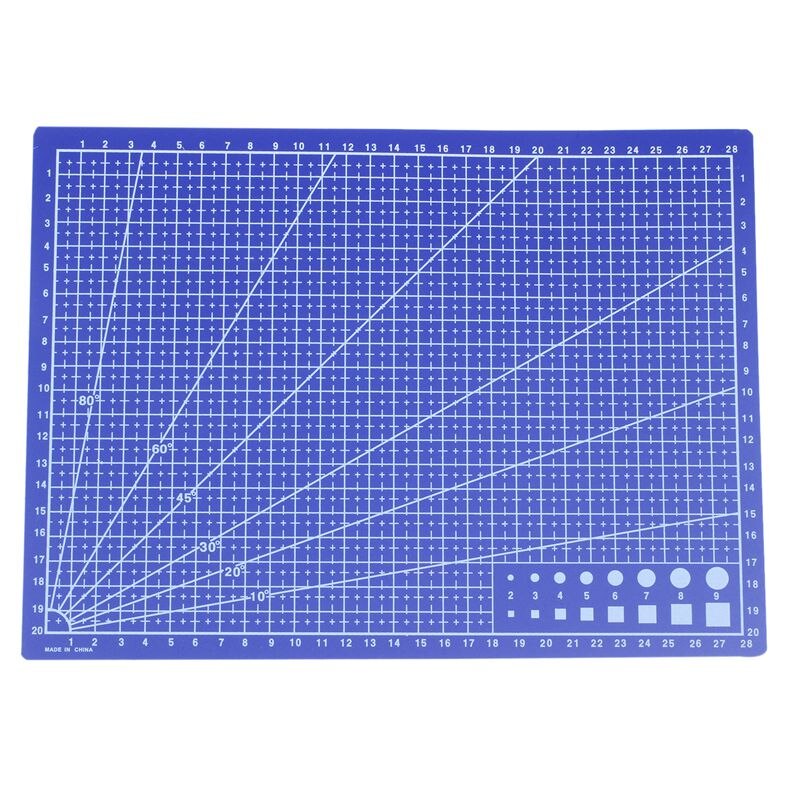 A4 Grid Lines Cutting mat Craft Card Fabric Leathe... – Grandado