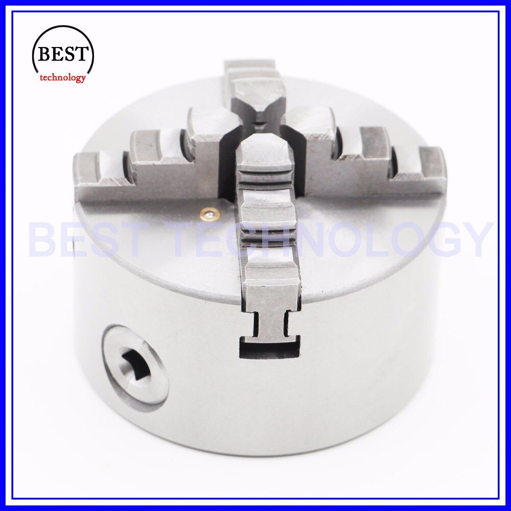 80mm 4 jaw Chuck self-centering manual chuck four ... – Grandado