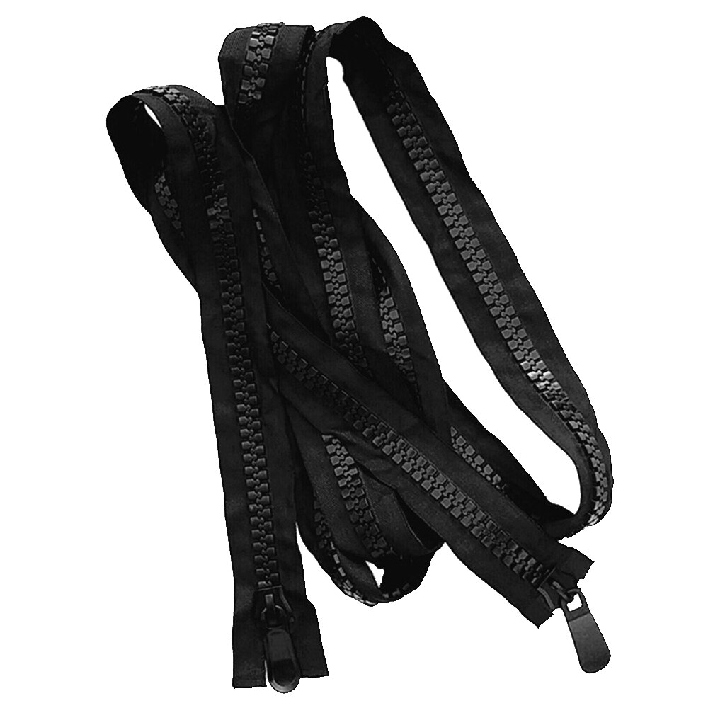 #20 Black Marine Zippers Separating Zipper Double ... – Grandado