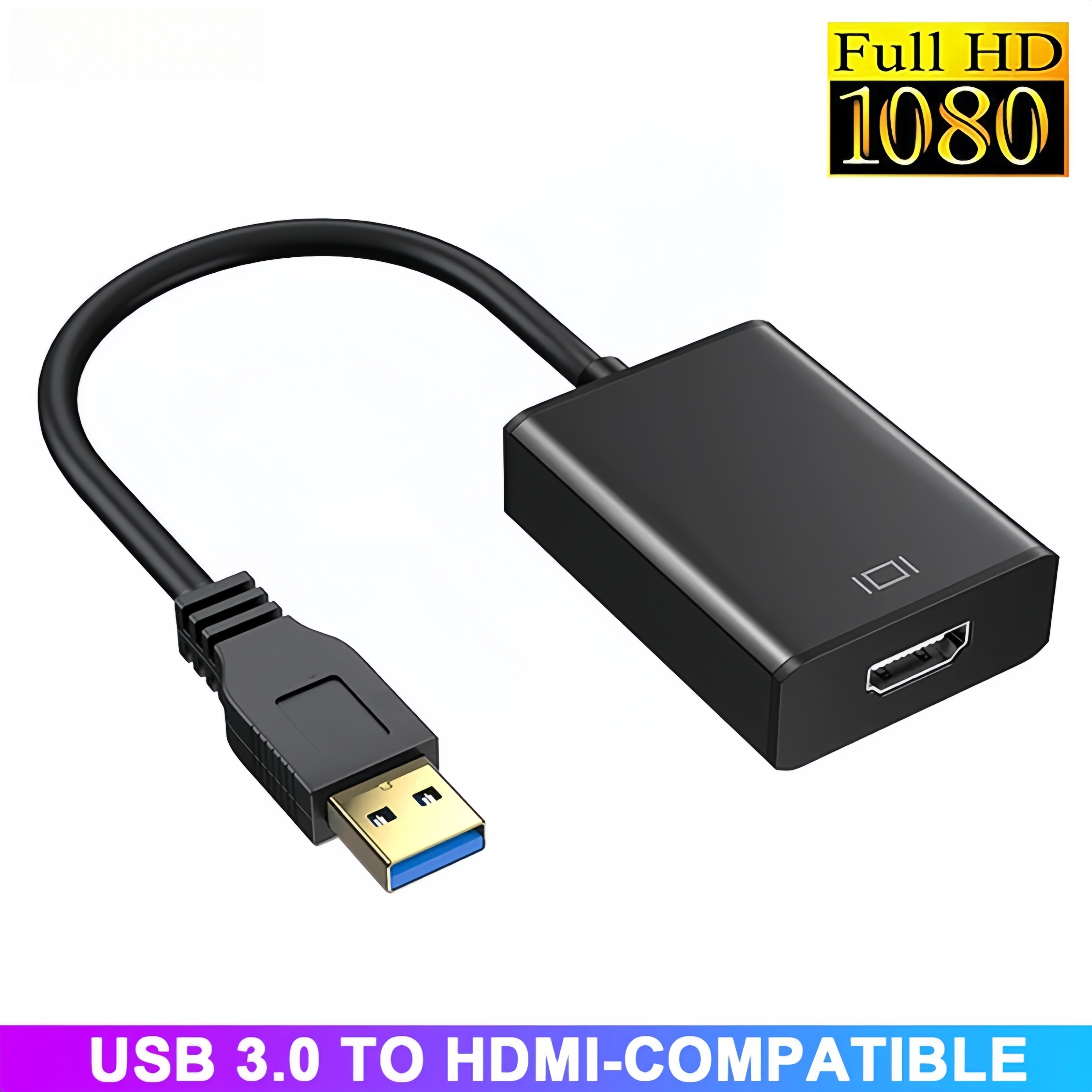 USB 3.0 naar HDMI Adapter Converter USB Adapter Ka... – Vicedeal