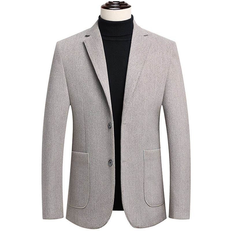 2022 Male Suit Blazers Spring Autumn Thick Slim Fi... – Grandado