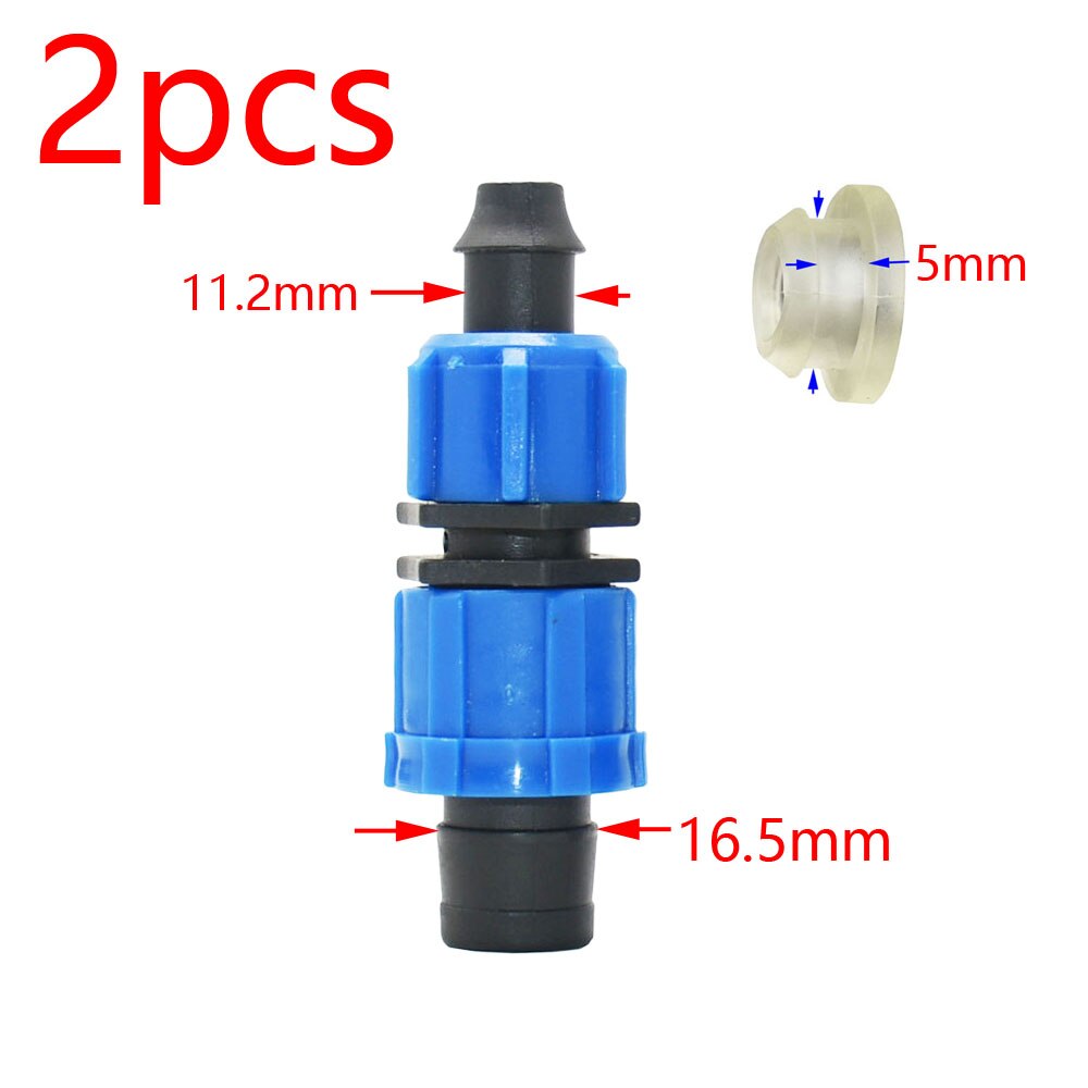 2pcs16mm Irrigation Drip Tape Connectors Farm Wate... – Grandado