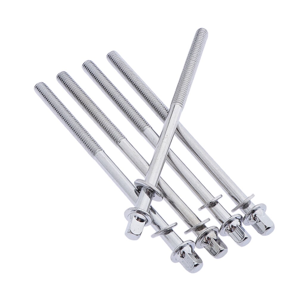 5x 100mm Drum Tension Rods W/ Washers For Tom Drum... – Vicedeal