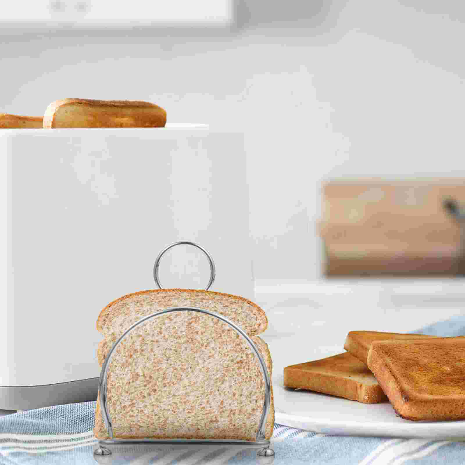 Stainless Steel Bread Rack Kitchen Holder Toast Ba... – Grandado