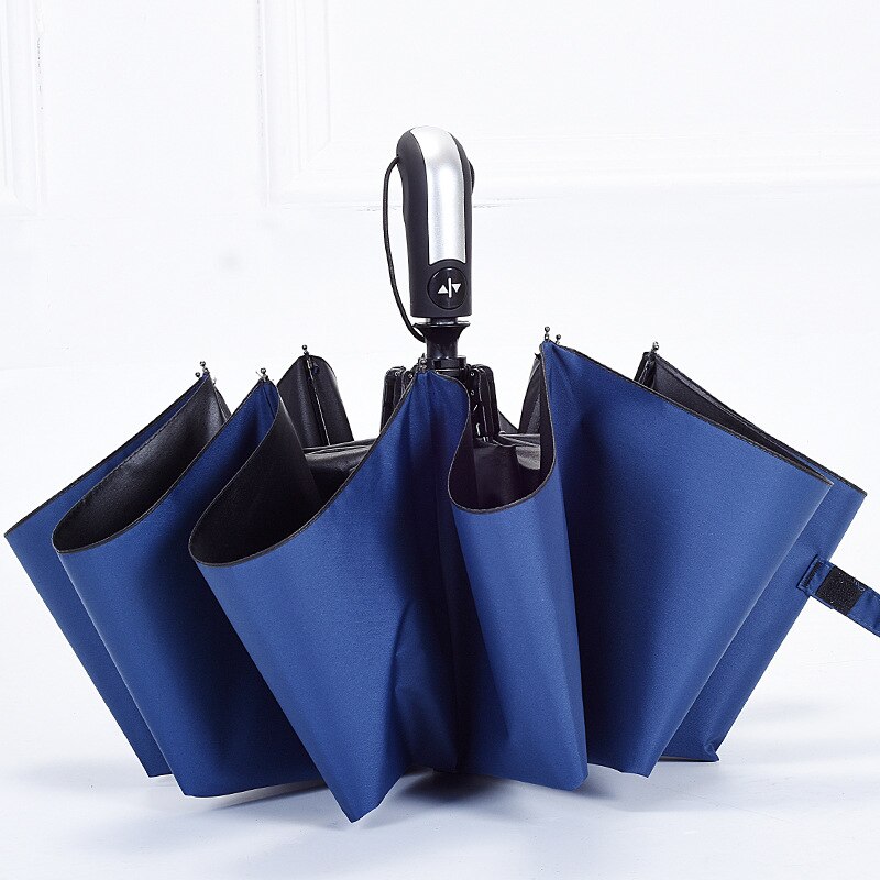 Tri-fold Folding Automatic Umbrella Ladies Sunscre... – Vicedeal