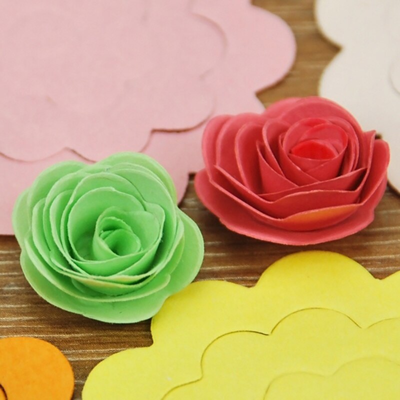 20Pcs 20 Color /Lot rose Quilling Paper Mixed Colo... – Grandado
