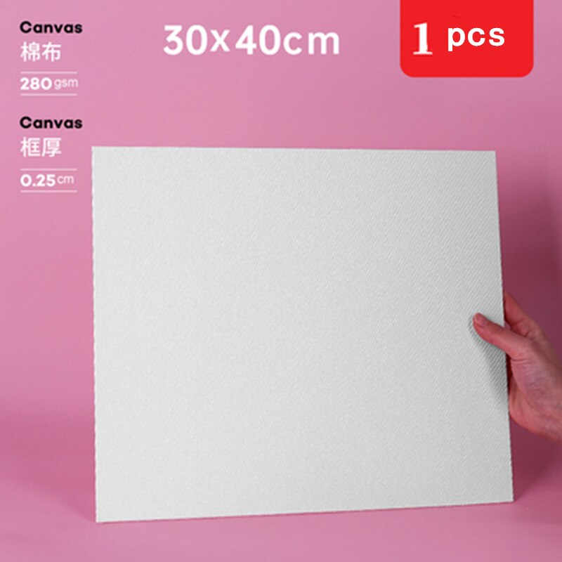 Various size oil painting board white blank square... – Grandado