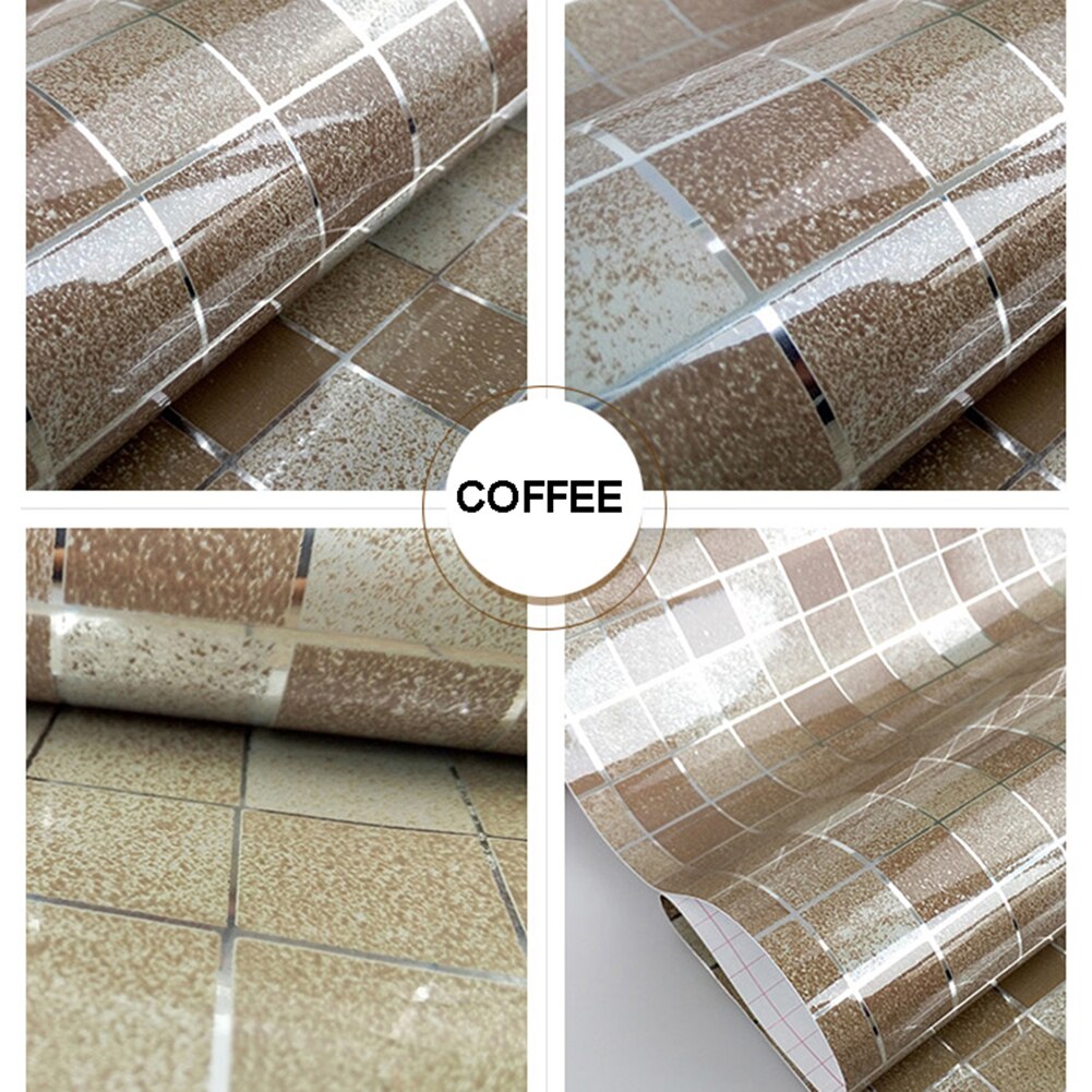 5m anti-olje värme mosaik självhäftande kakel back... – Grandado