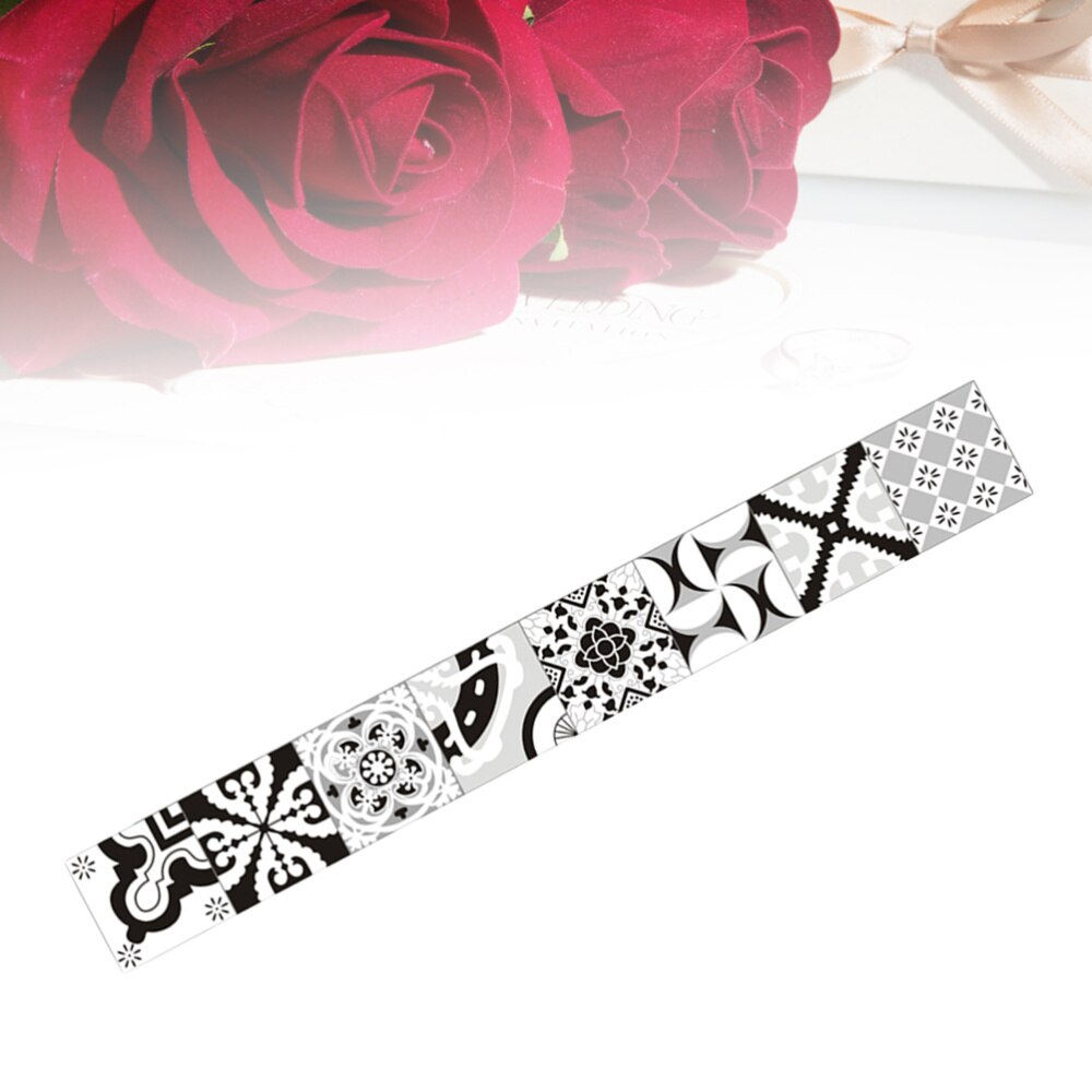 1 Pc Wallpaper Border Sticker Waterproof Black and... – Grandado