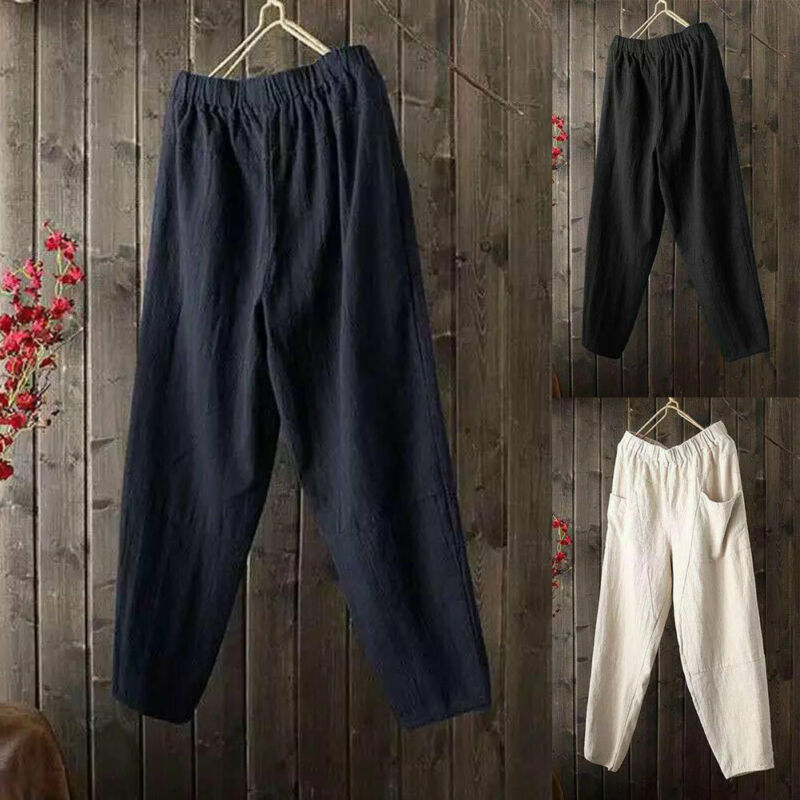 US Men Harem Pants Bloomer Pockets Loose Fit Casua... – Grandado
