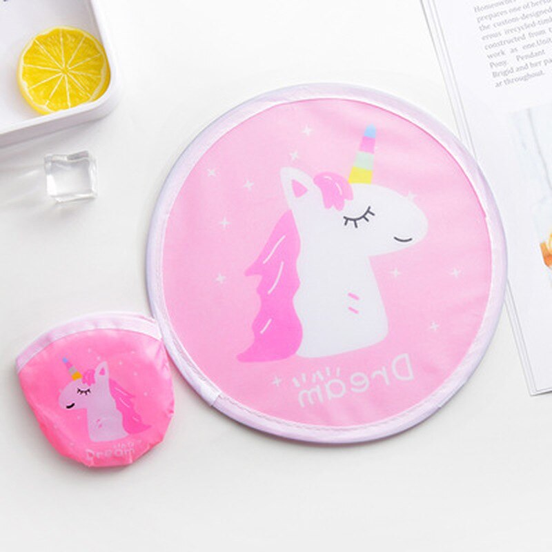 Polyester Cartoon Mini Round Disc Portable Fan Uni... – Grandado