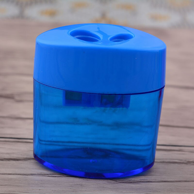 1pc Random Color Double Hole Pencil Sharpener Mult... – Vicedeal