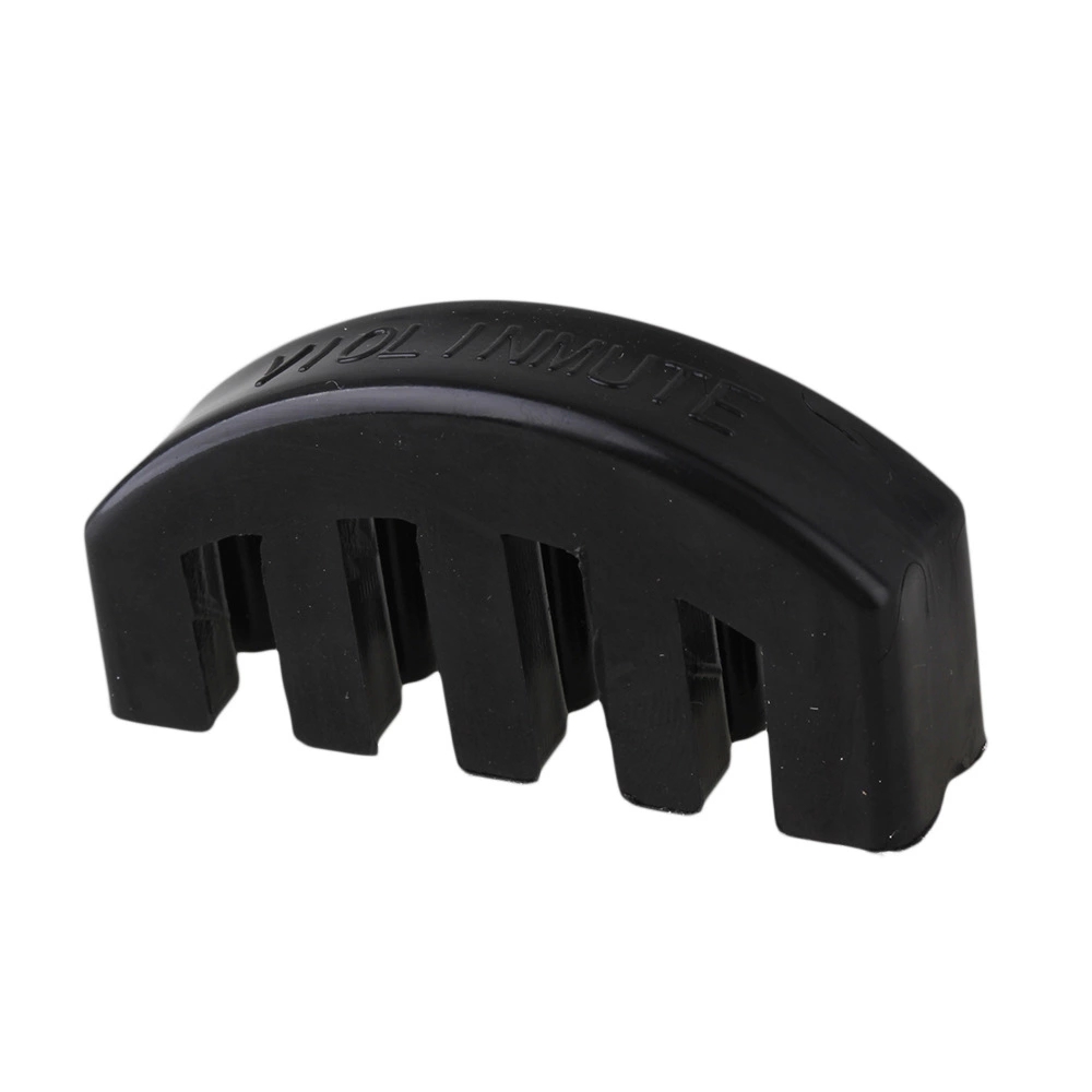 4/4 Violin Rubber Practice Mute Ultra Black/yellow... – Grandado