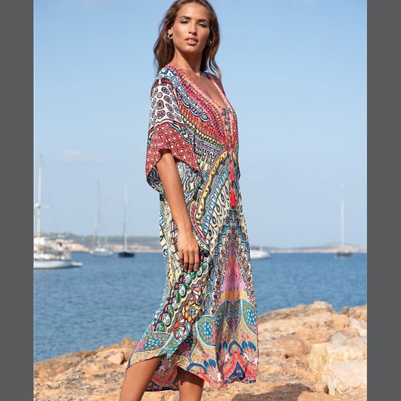 Women Dress Summer 2022 Beach Outfit Bath Outlet W... – Grandado