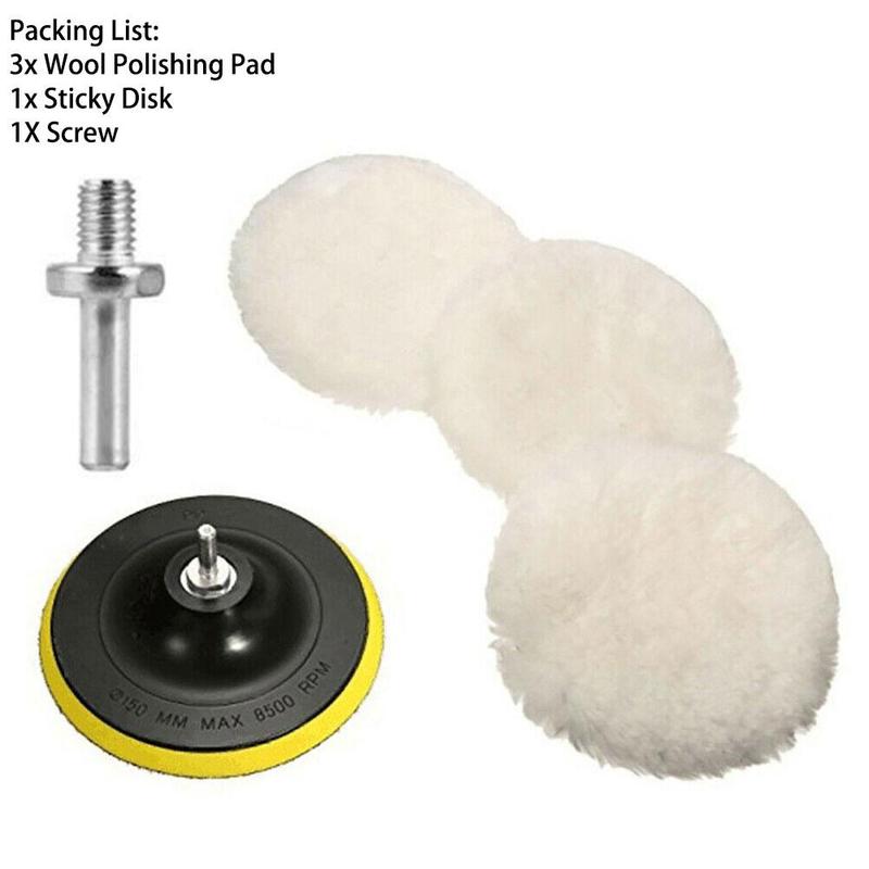Wool Polishing Kit Polishing Pad M10 Car Waxing Sp... – Grandado