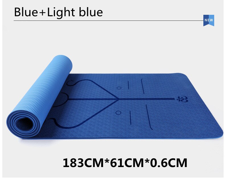 Yoga double-sided non-slip mat yoga exercise mat w... – Grandado