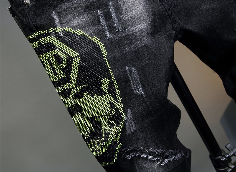 European Style Men plein brand jeans mens slim den... – Grandado