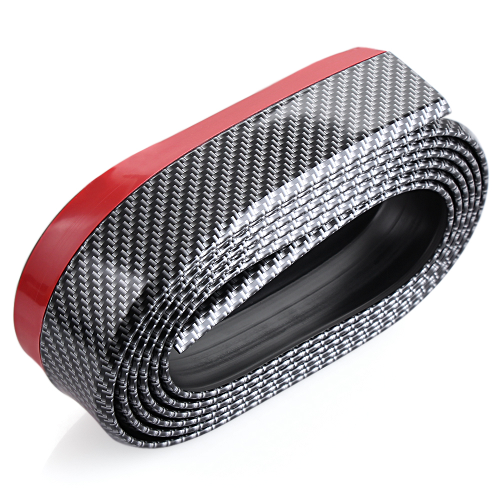 Universal Black Carbon Fiber Front lip Splitter Ch... – Grandado